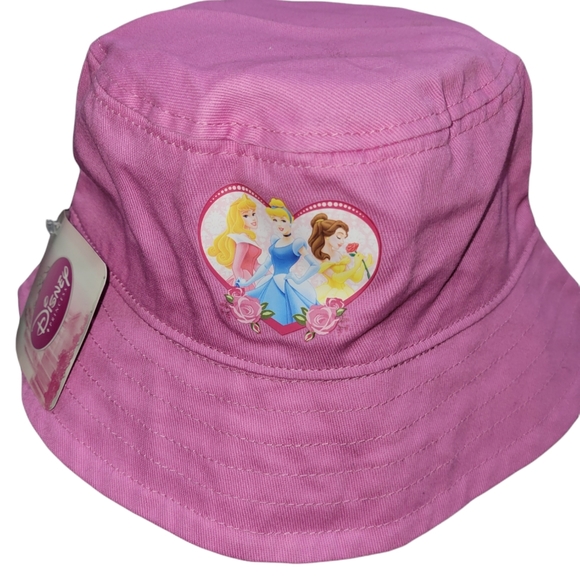Disney | Accessories | Nwt Disney Princess Pink Bucket Hat Sz Kids ...